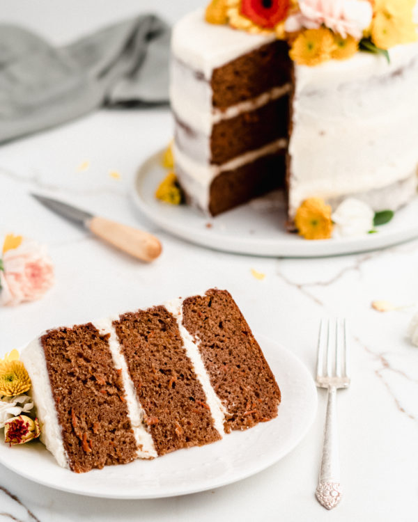 Ultra Moist Carrot Cake with Cream Cheese Frosting - Food Duchess