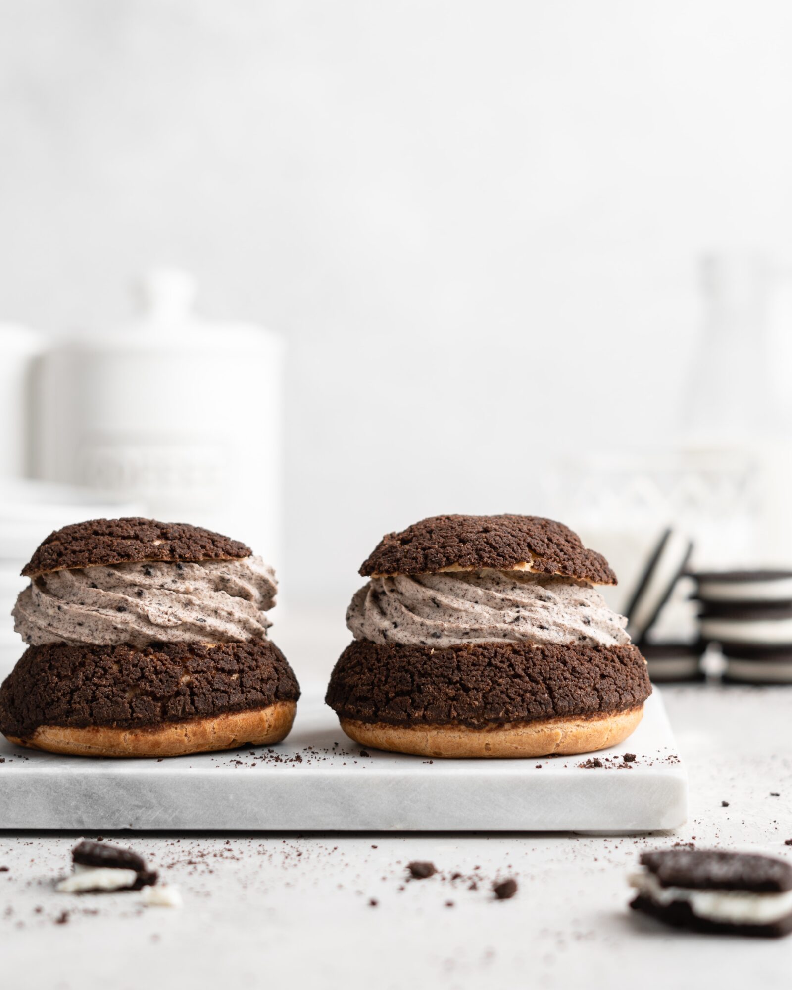 Oreo Cream Puffs - Food Duchess