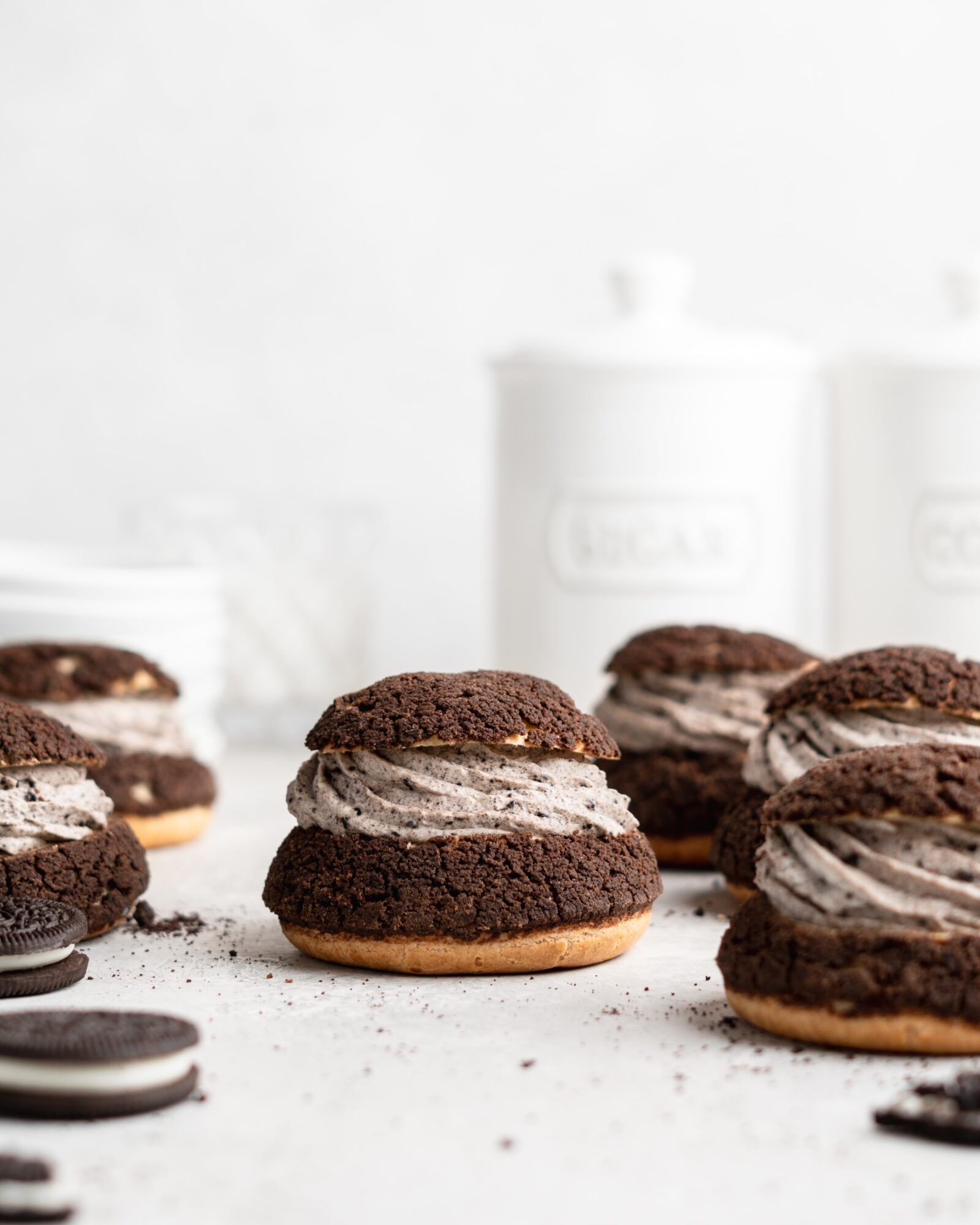Oreo Cream Puffs - Food Duchess