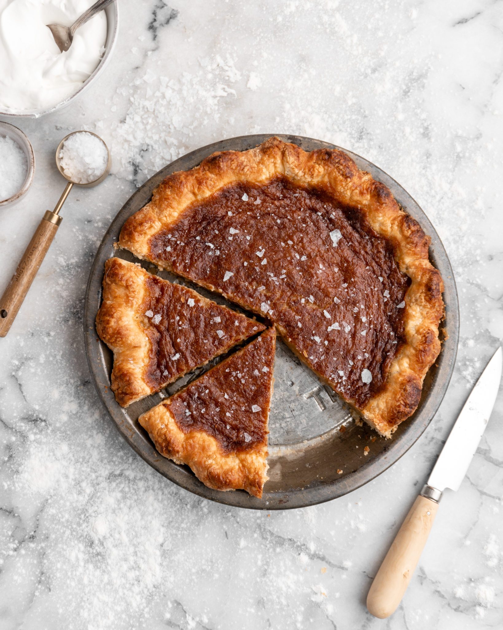 French Canadian Sugar Pie (Tarte au Sucre) - Food Duchess