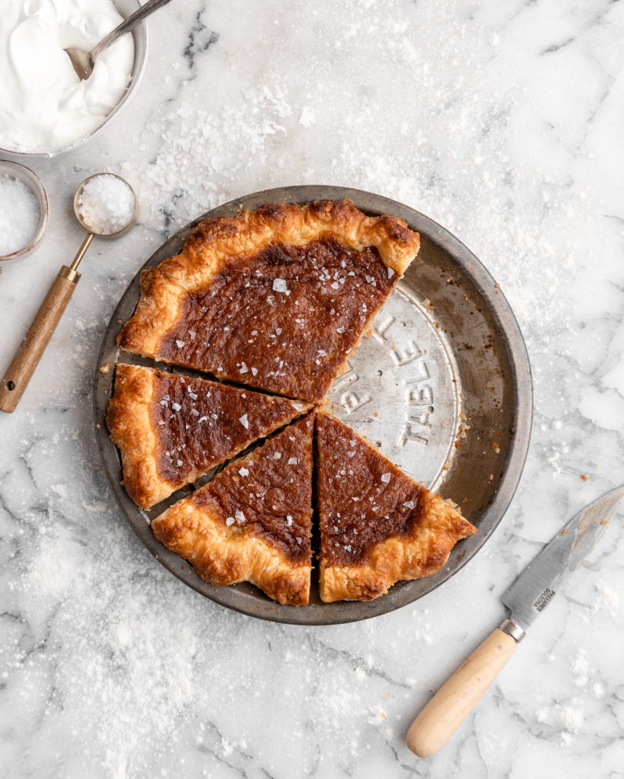 French Canadian Sugar Pie (Tarte au Sucre) - Food Duchess