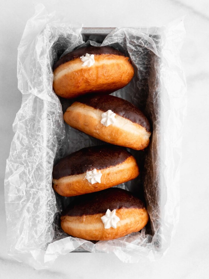 Tiramisu Donuts (Filled Yeast Donuts) - Food Duchess