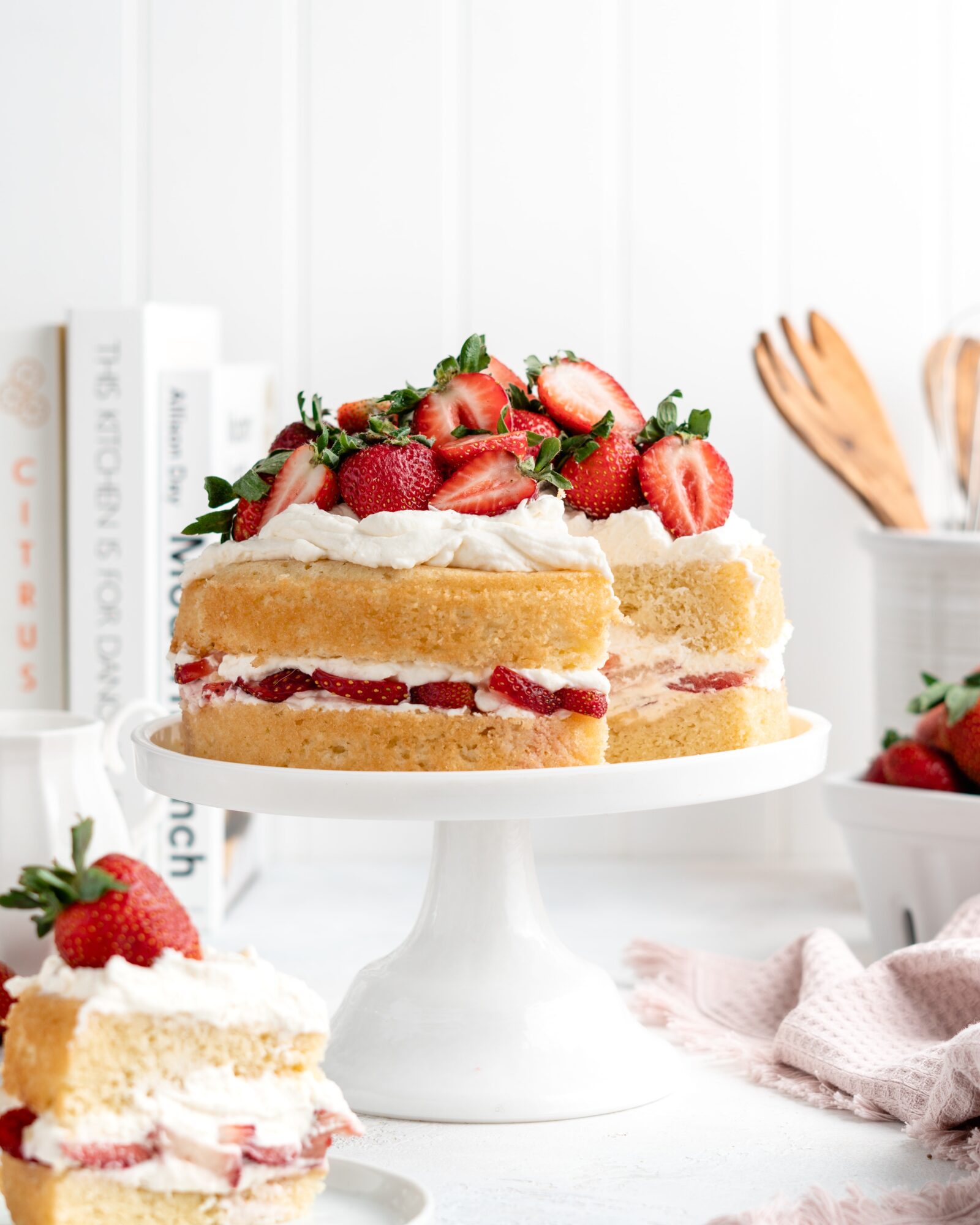 Strawberry 'Shortcake' Layer Cake - Food Duchess