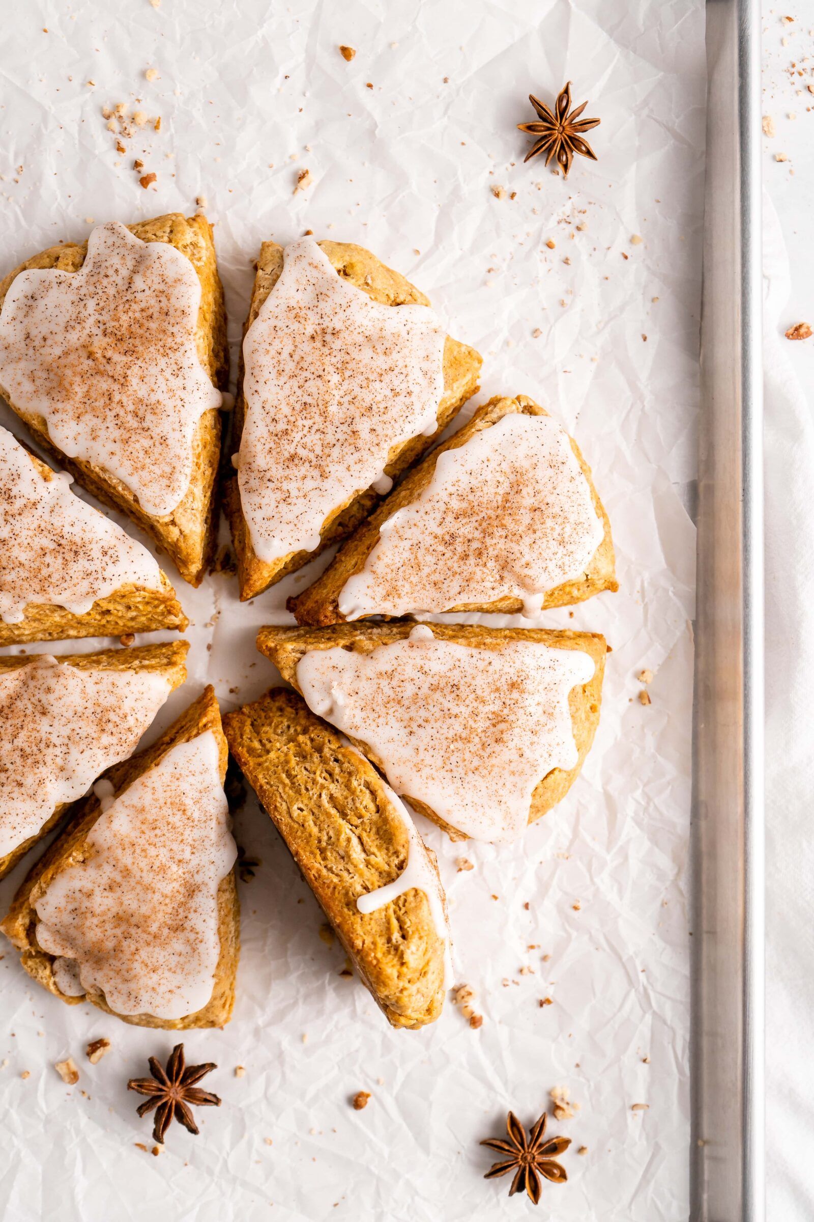 Chai Pumpkin Scones - Food Duchess