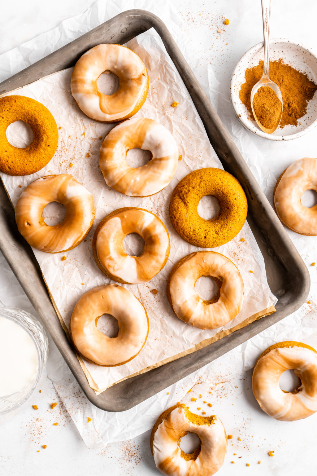 Pumpkin Spice Latte Donuts - Food Duchess