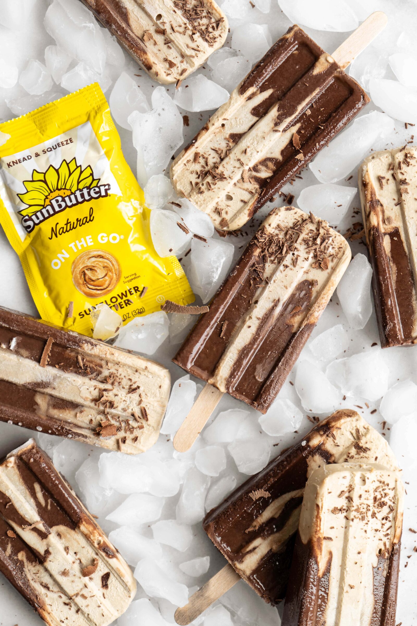 Creamy SunButter Chocolate Fudgesicles - Food Duchess