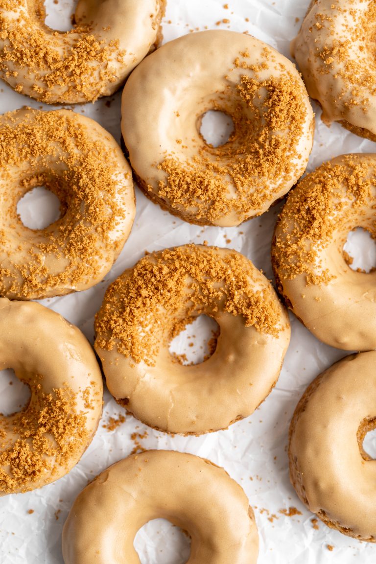 Quick & Easy Coffee Donuts with Coffee Glaze - Food Duchess