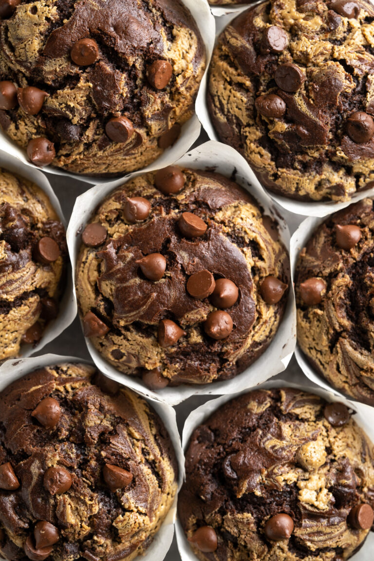 Double Chocolate Chip Muffins (Bakery Style) - Food Duchess